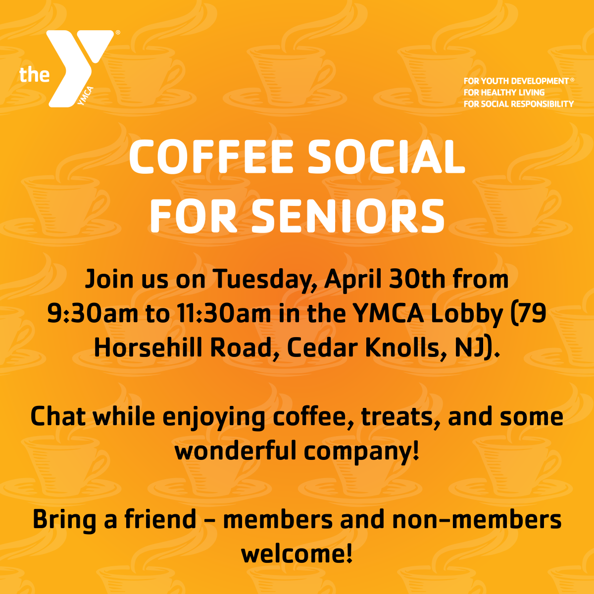 Coffee Social for Seniors | The Greater Morristown YMCA